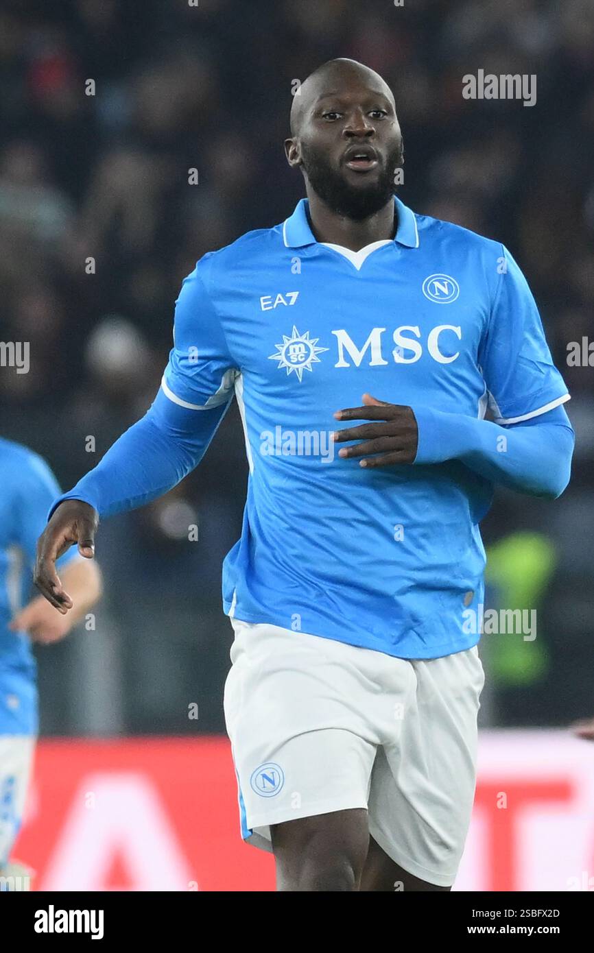 Rome, Italy. 02nd Feb, 2025. Romelu Lukaku of SSC Napoli look during ...
