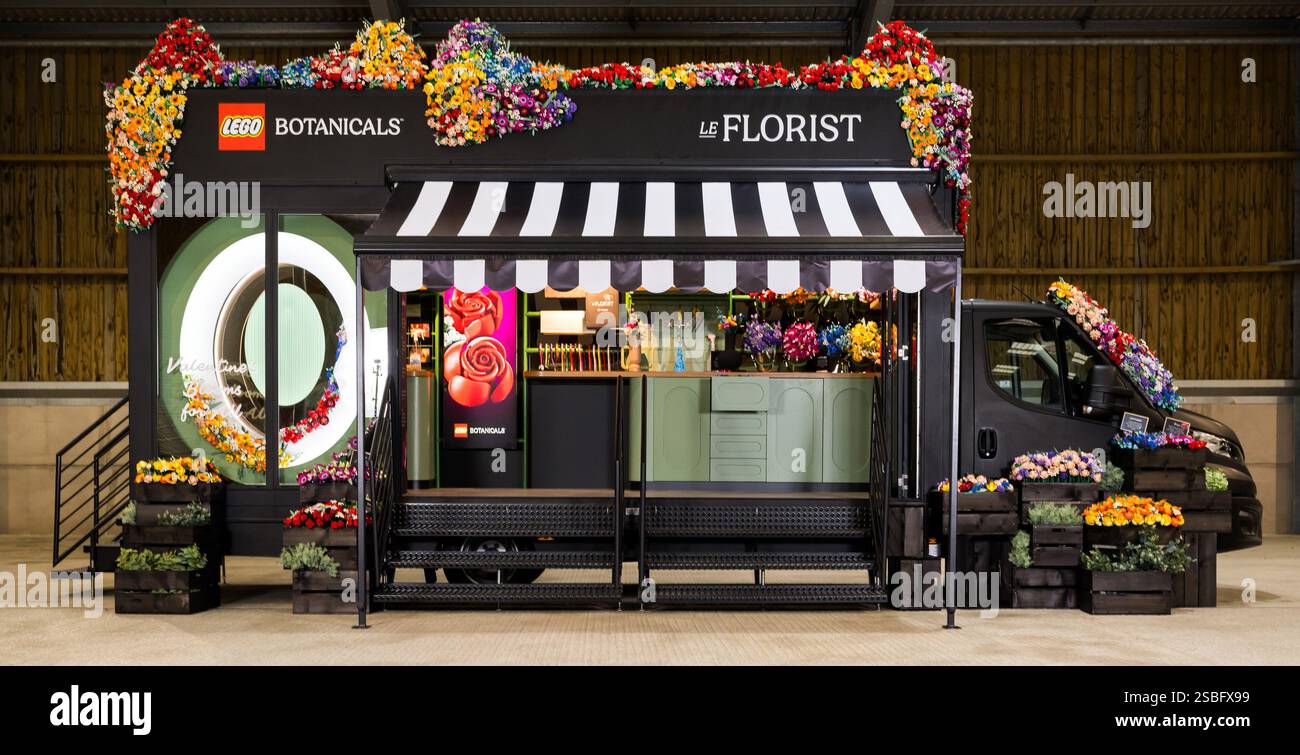 EDITORIAL USE ONLY Details of 'Le Florist Flower Truck', which form ...