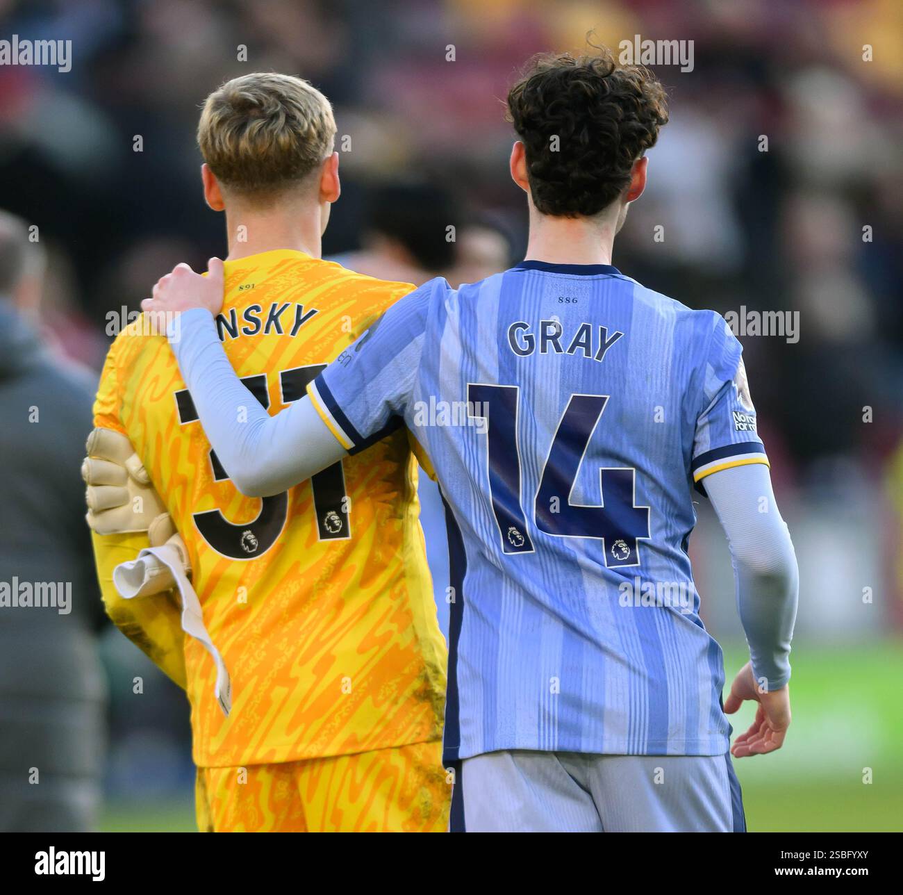 London, UK. 02nd Feb, 2025. Brentford v Tottenham Hotspur - Premier ...