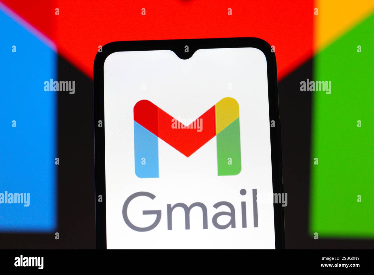 Canada. 02nd Feb, 2025. In this photo illustration, the Gmail logo is ...