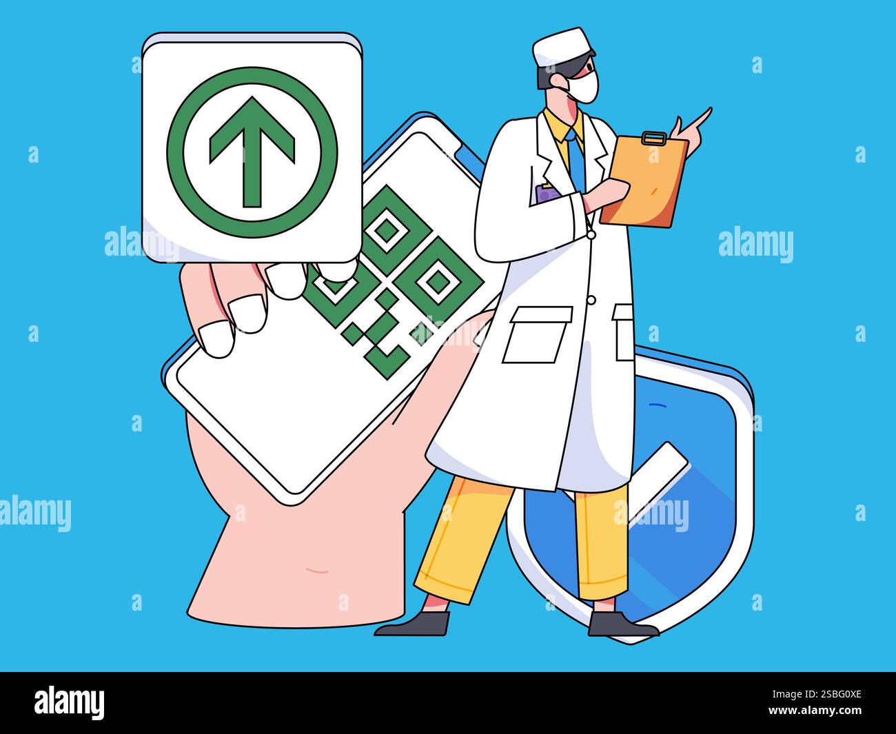 Medical characters fighting the epidemic flat vector concept operation ...