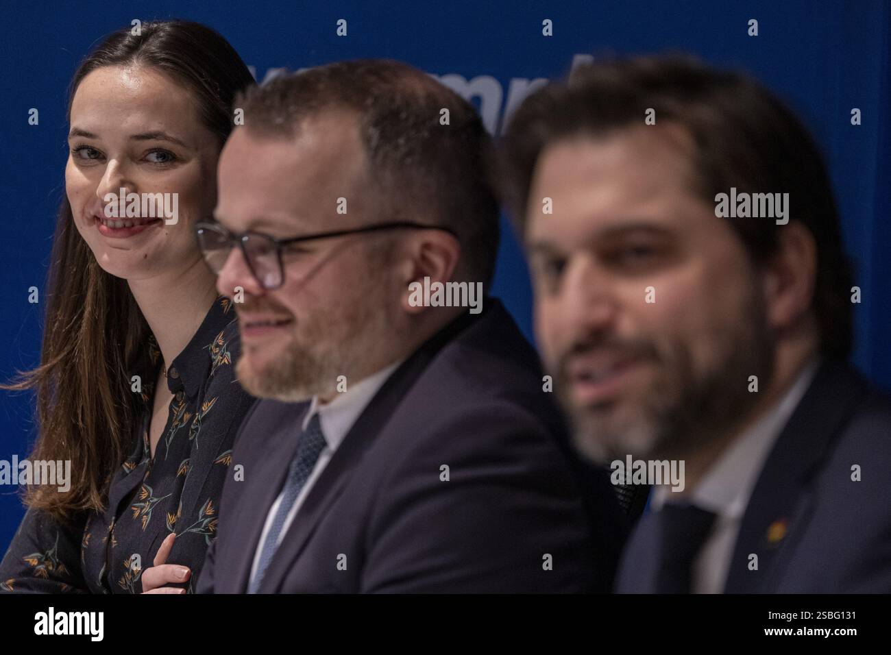 Minister of Middle Classes Eleonore Simonet, Minister of Energy Mathieu ...