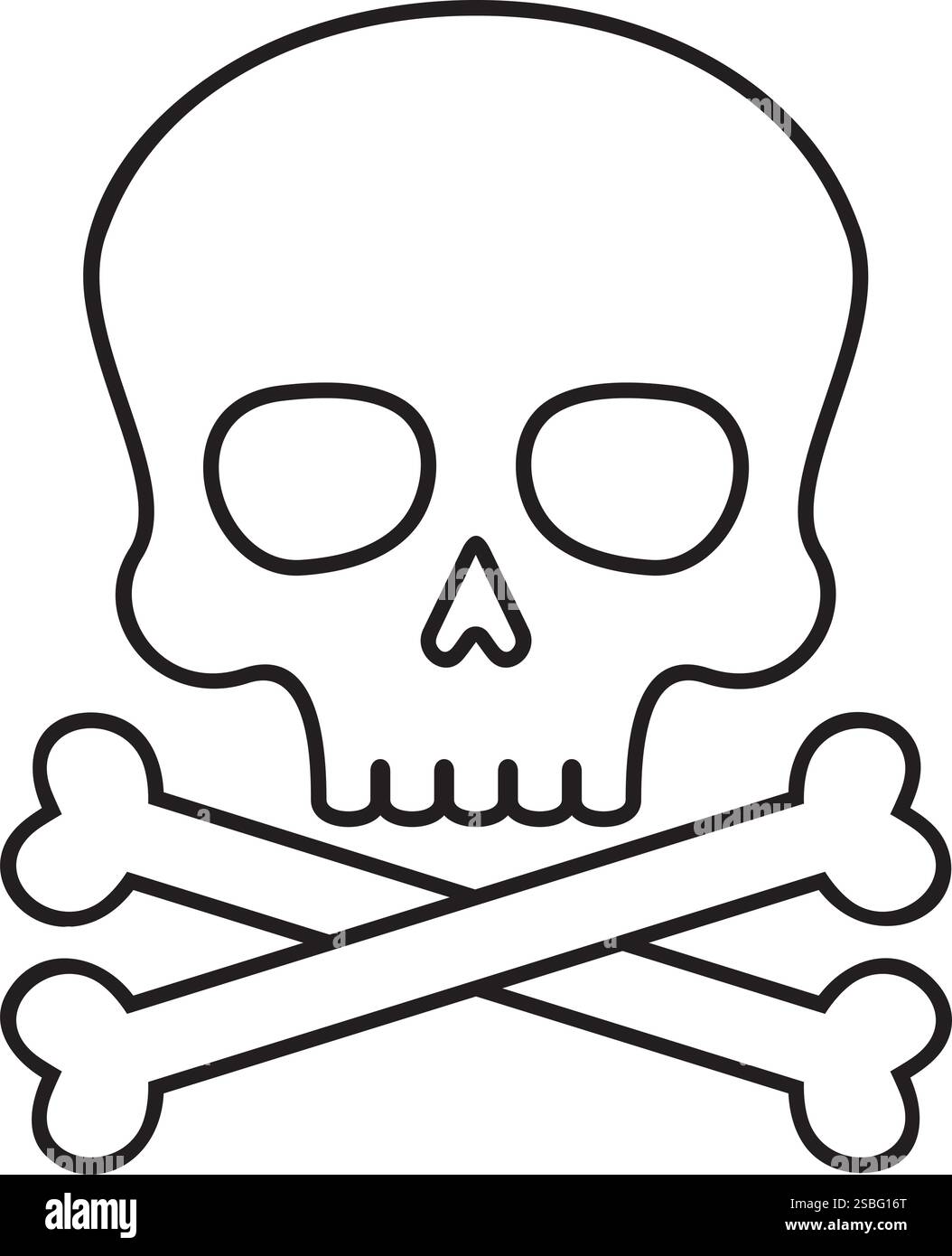 Human skull and bones (pirate symbol Stock Vector Image & Art - Alamy