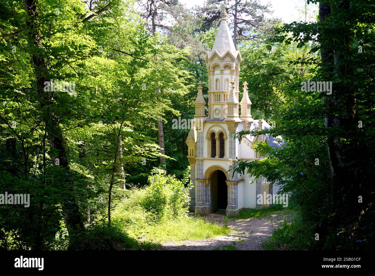 Lestelle-Bétharram (south-western France): shrine of Notre-Dame de ...