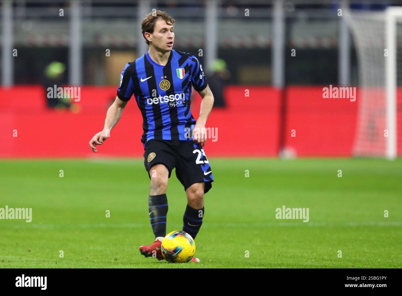 Milan, Italy. 02nd Feb, 2025. Nicolo Barella of Inter on Matchday 23 of ...