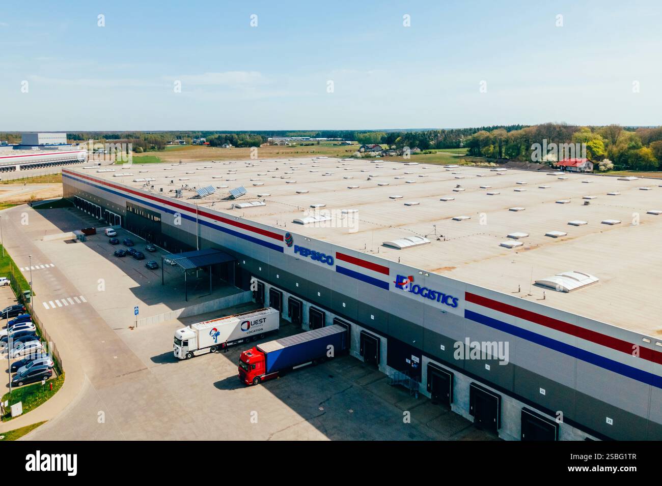Poland, Mszczonów, the Elite logistic park: ID Logistics central ...