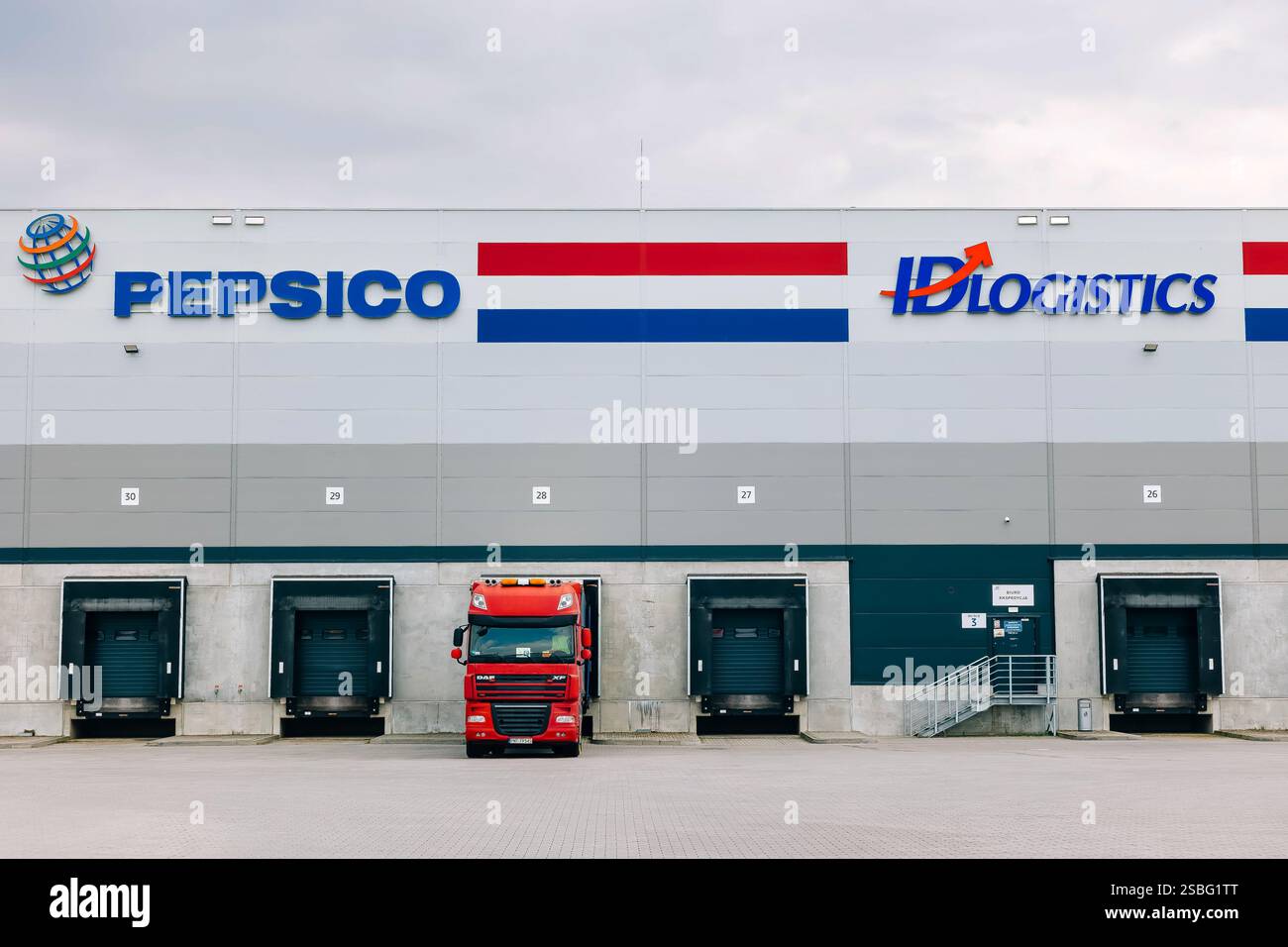 Poland, Mszczonów, the Elite logistic park: ID Logistics central ...