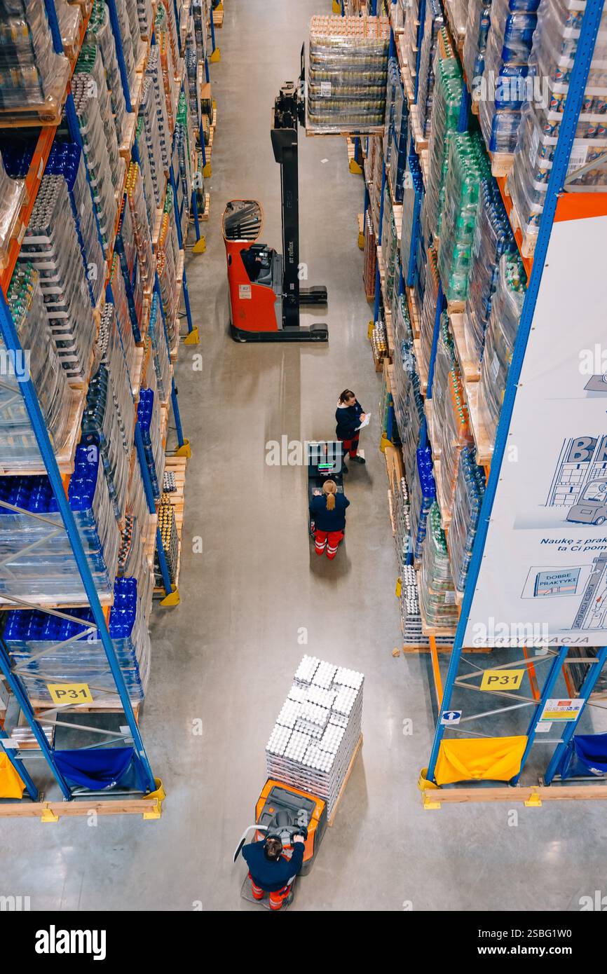 Poland, Mszczonów, the Elite logistic park: ID Logistics central ...