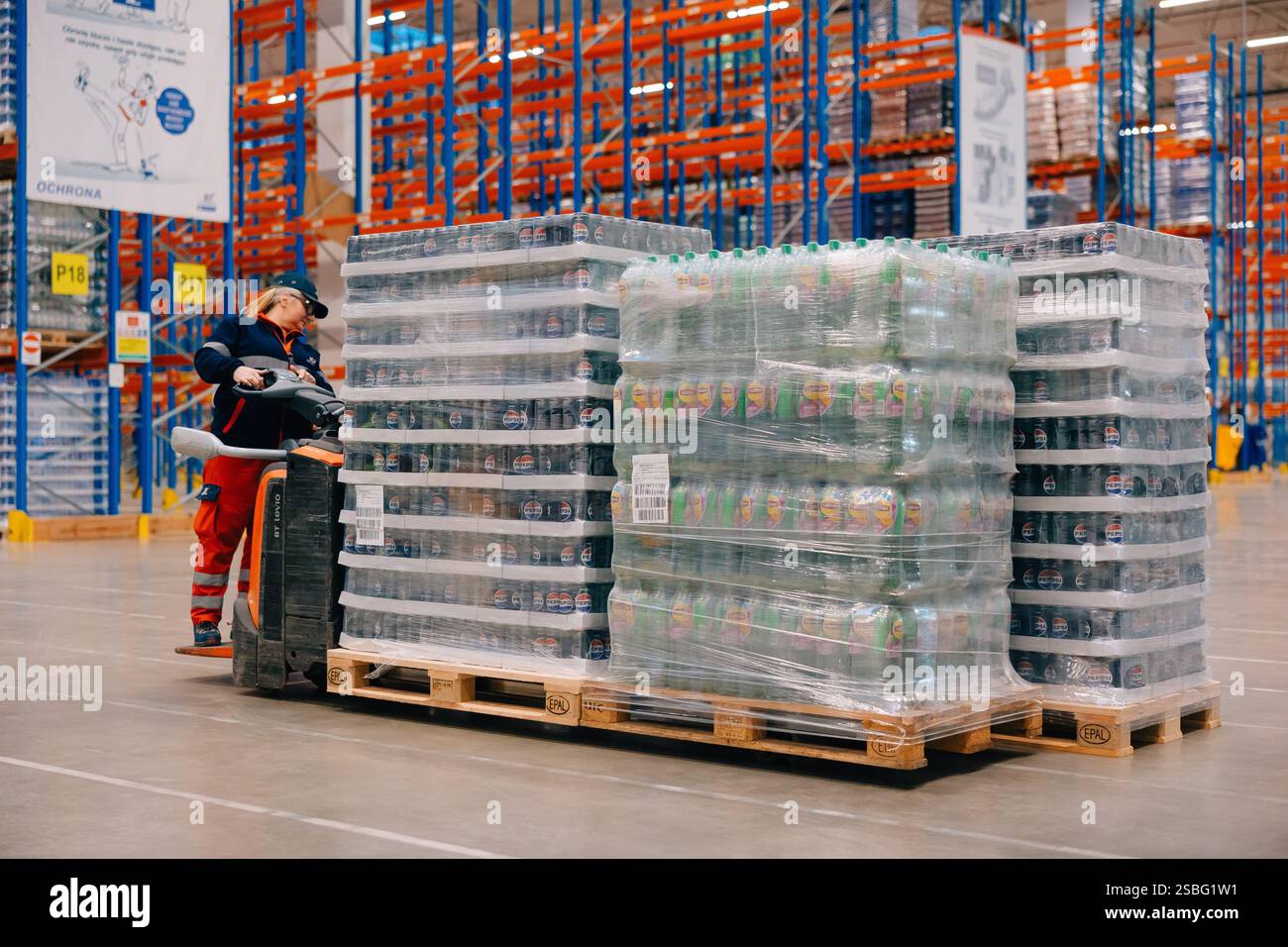 Poland, Mszczonów, the Elite logistic park: ID Logistics central ...