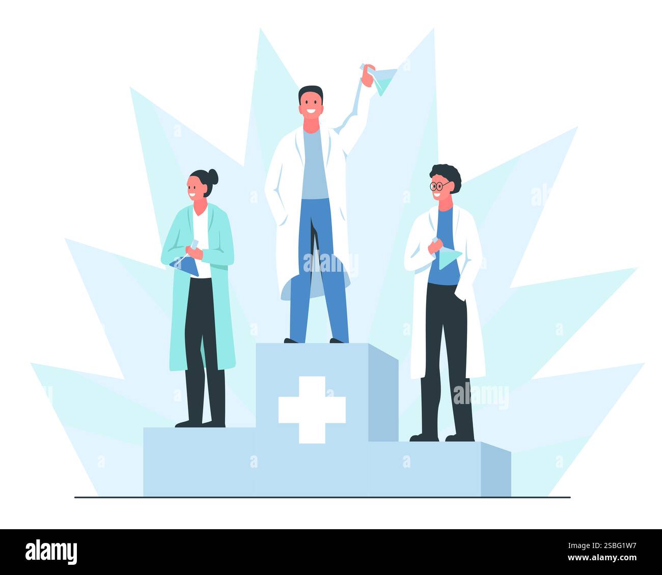 Vaccine development design concept Stock Vector Images - Alamy