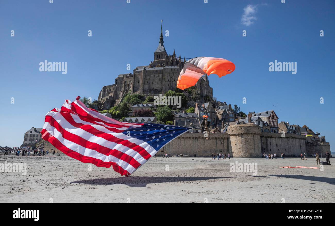 Le Mont-Saint-Michel (Saint Michael's Mount), in Normandy, north ...