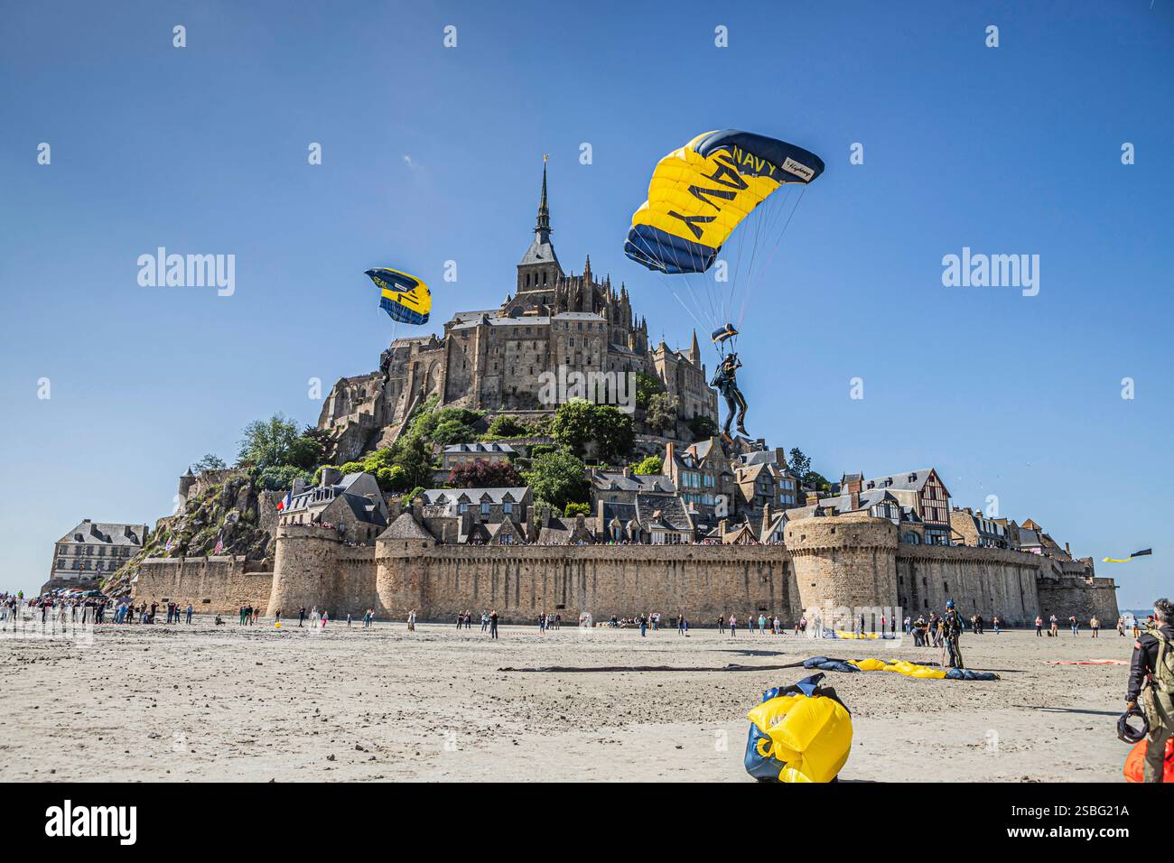 Le Mont-Saint-Michel (Saint Michael's Mount), in Normandy, north ...