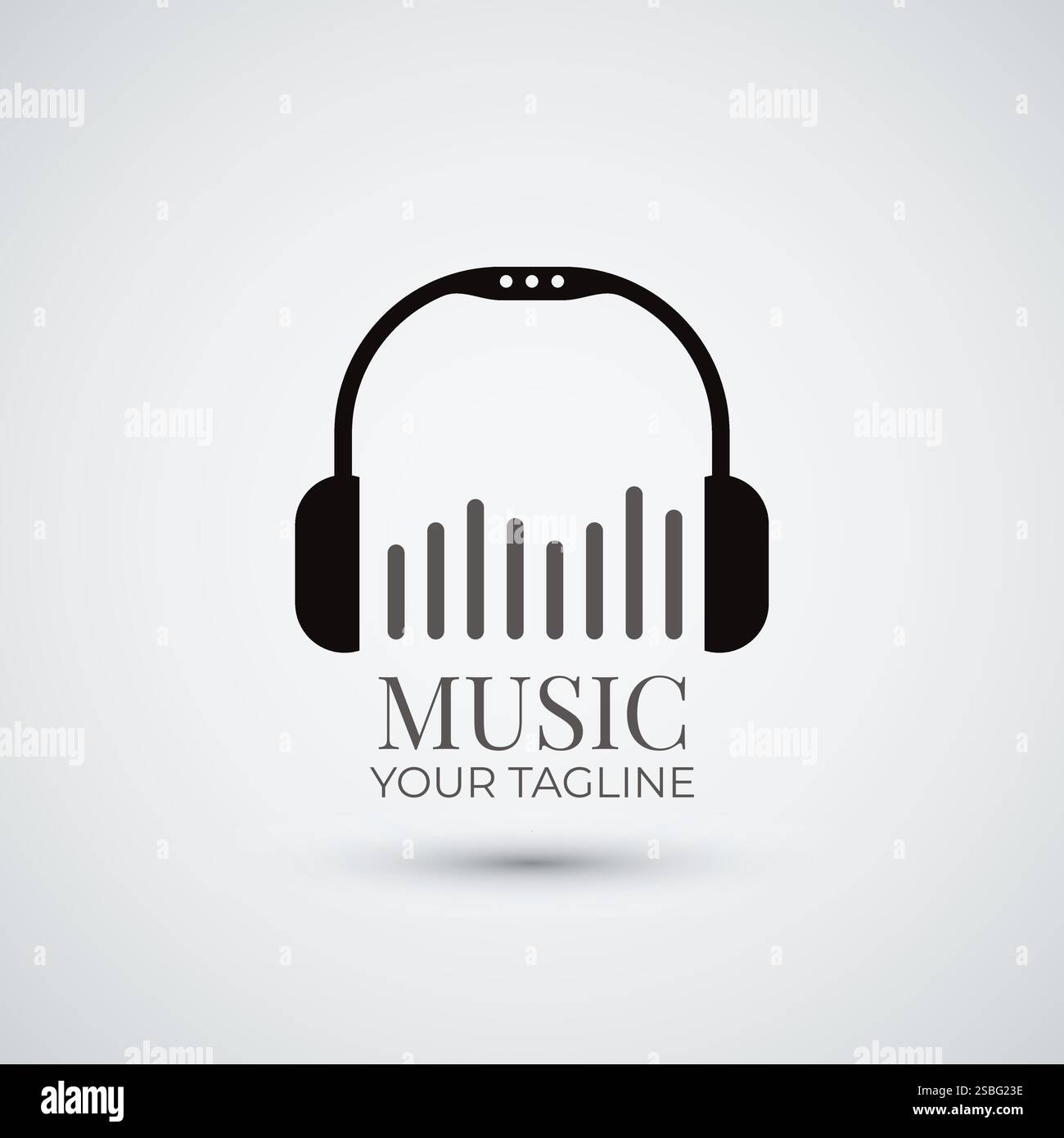 Headphone logo design icon template Stock Vector Image & Art - Alamy