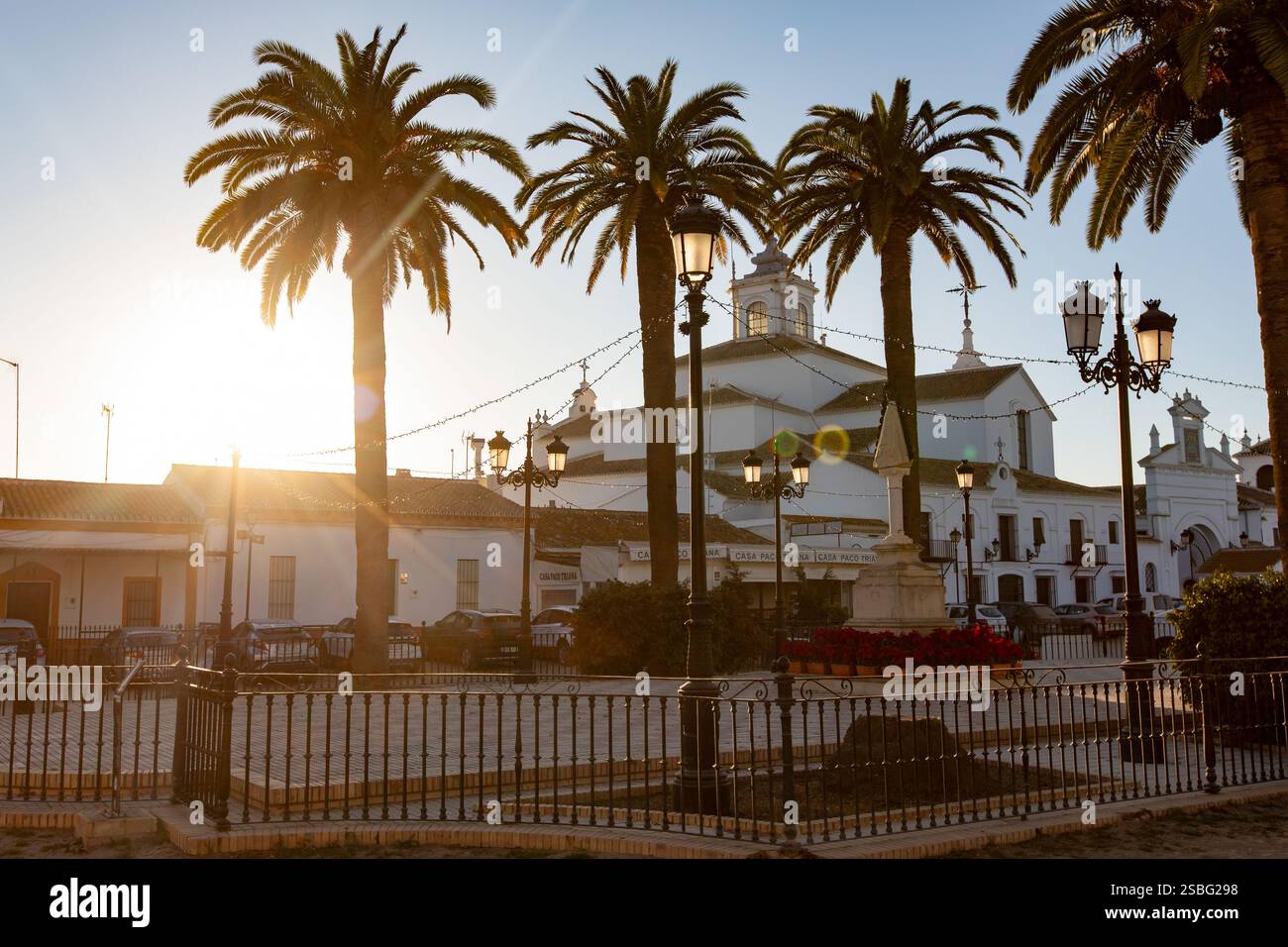 El Rocio, Andalucia, Spain - 01-01-2025: El Rocío, a charming village ...