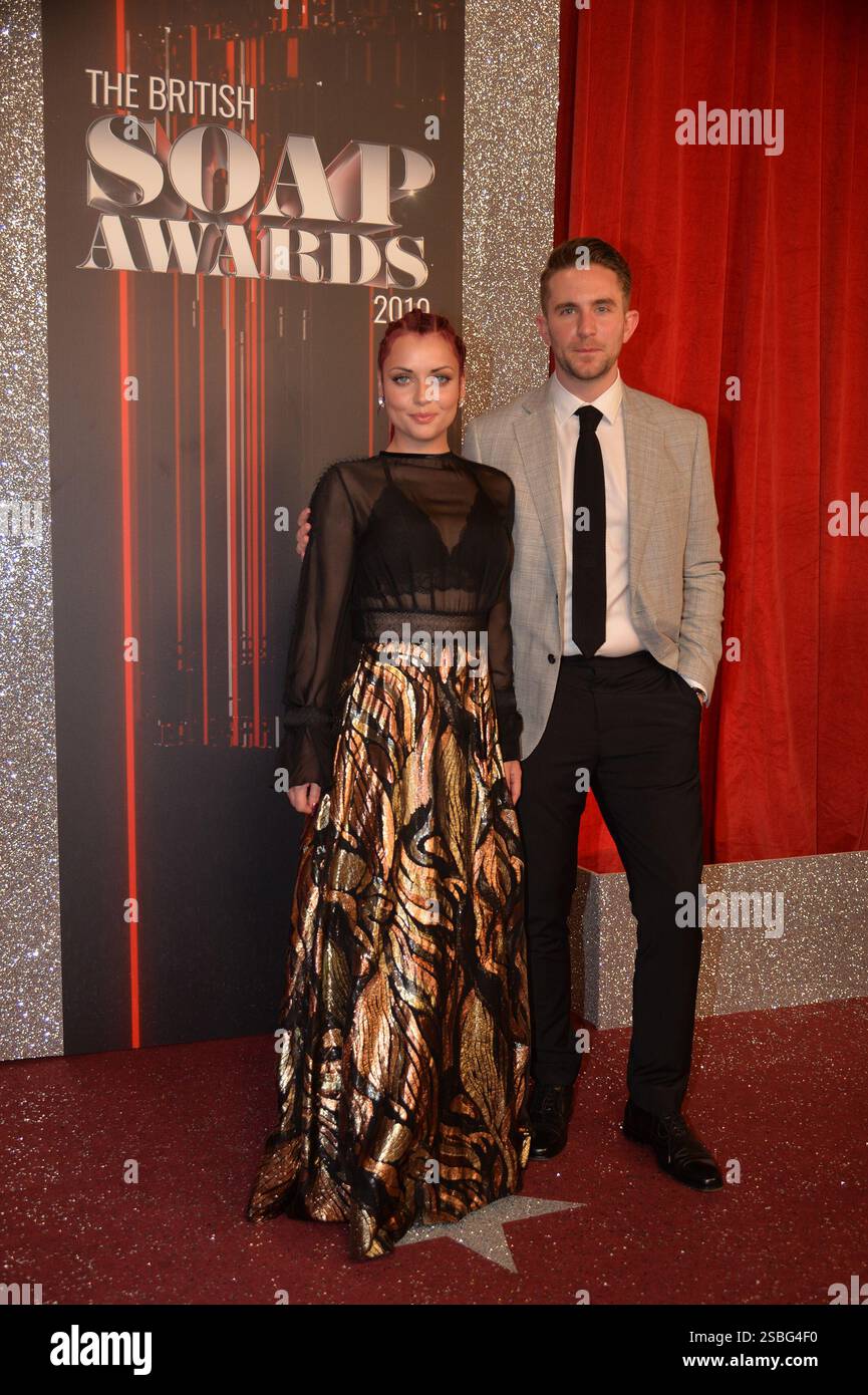 Shona McGarty and Tony Clay at The British Soap Awards 1st June 2019 ...