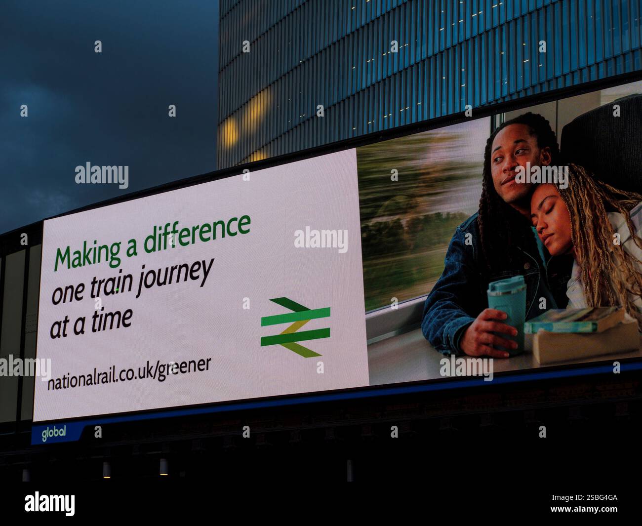 Green Transport Billboard by National Rail, nr London Bridge, London ...