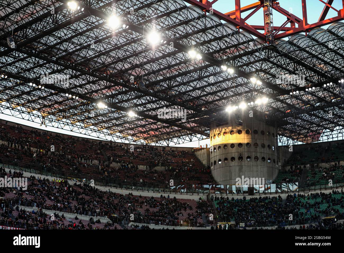 Milan, Italy. 02nd Feb, 2025. General view inside the stadium on ...