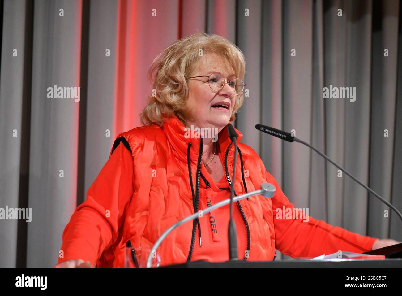 Die Vorsitzende der Gruppe Die Linke im Deutschen Bundestag, Heidi ...