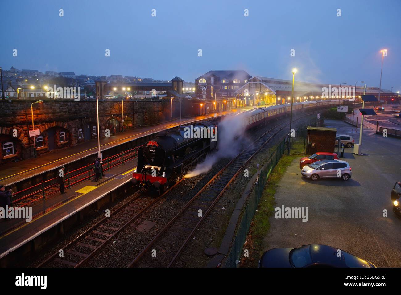 LMS, 4-6-0, 46100, Royal Scot, Irish Mail, Steam Locomotive, Holyhead ...