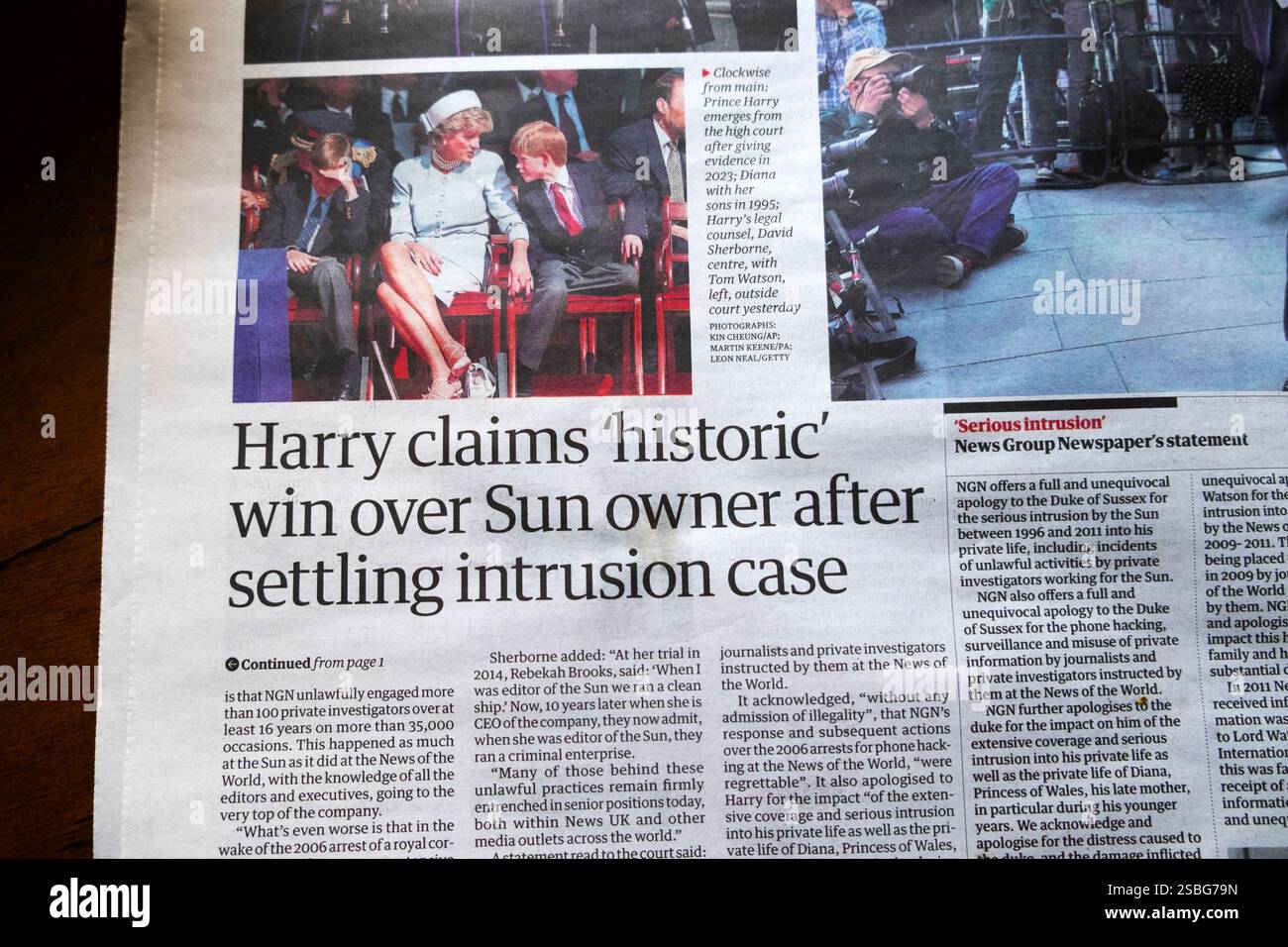 Prince 'Harry claims 'historic' win over Sun owner after settling ...