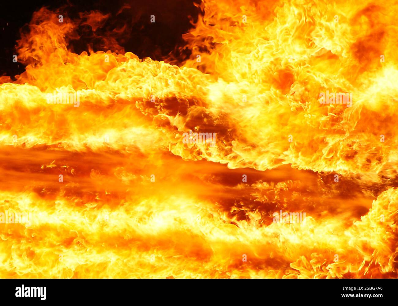 Aircraft engine fire at airport, airport emergency Stock Photo - Alamy