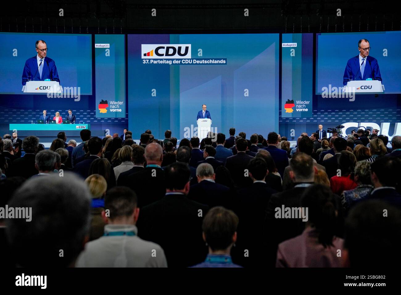 Friedrich Merz, CDU candidate for chancellor and CDU federal chairman ...