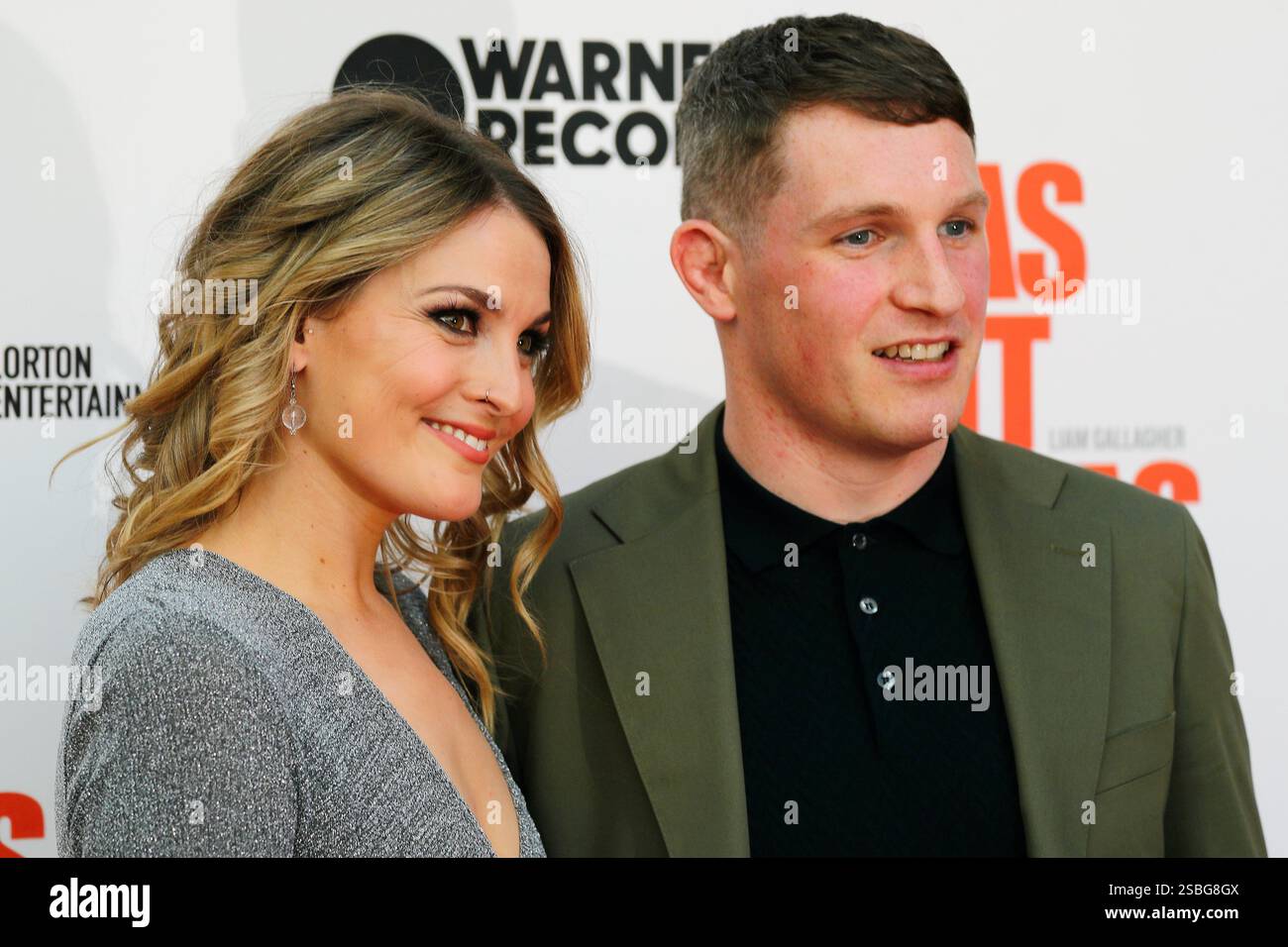 Gavin Fitzgerald and Sibeal Davitt arrive at Alexandra Palace in London ...