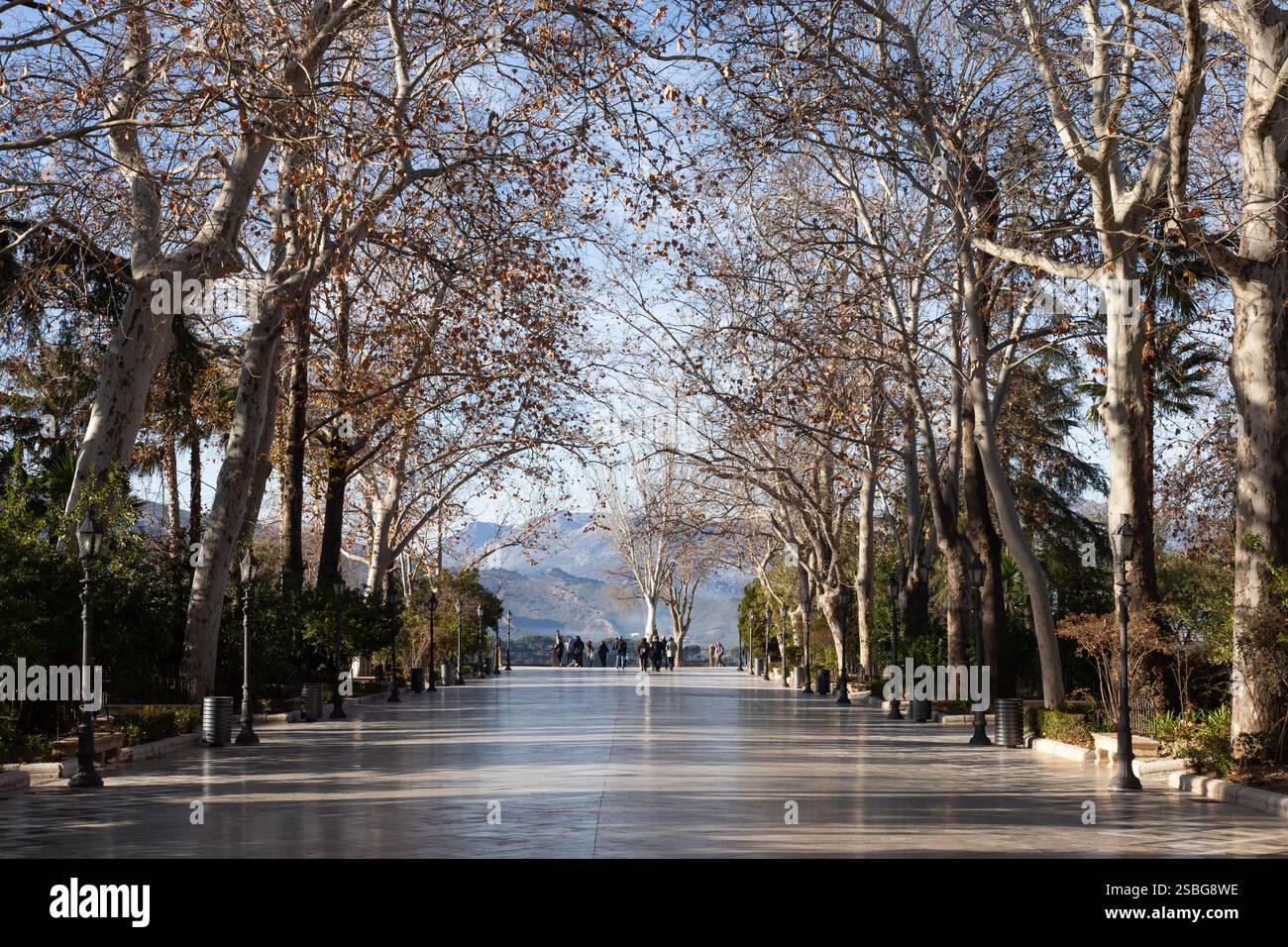 Ronda, Andalucia, Spain - 03-01-2025: Ronda, perched on dramatic cliffs, is a historic city ...