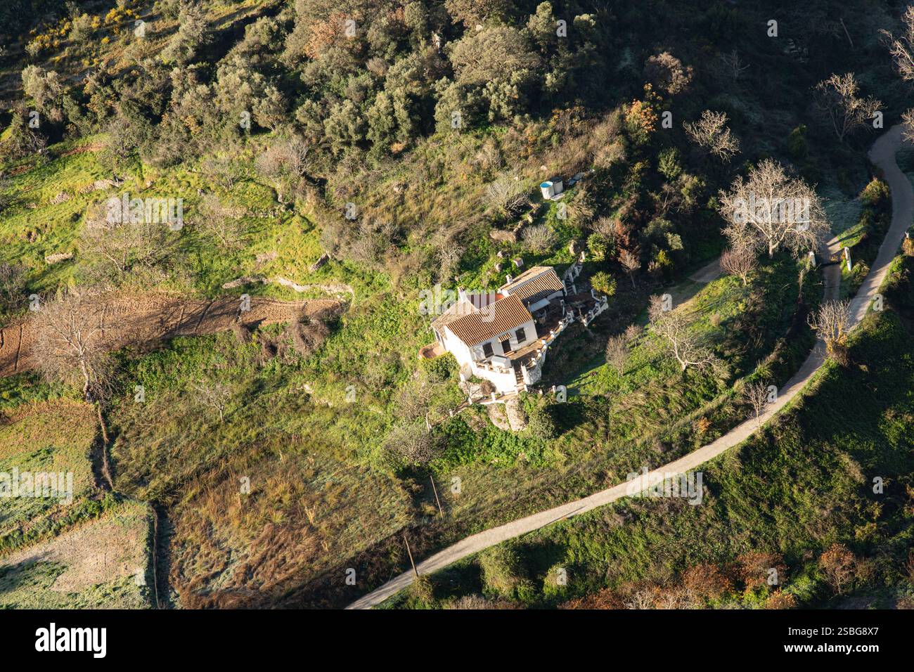 Ronda, Andalucia, Spain - 03-01-2025: Ronda, perched on dramatic cliffs, is a historic city ...