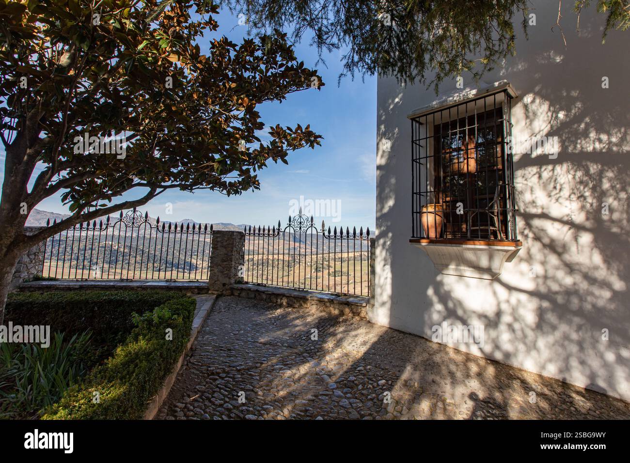 Ronda, Andalucia, Spain - 03-01-2025: Ronda, perched on dramatic cliffs, is a historic city ...