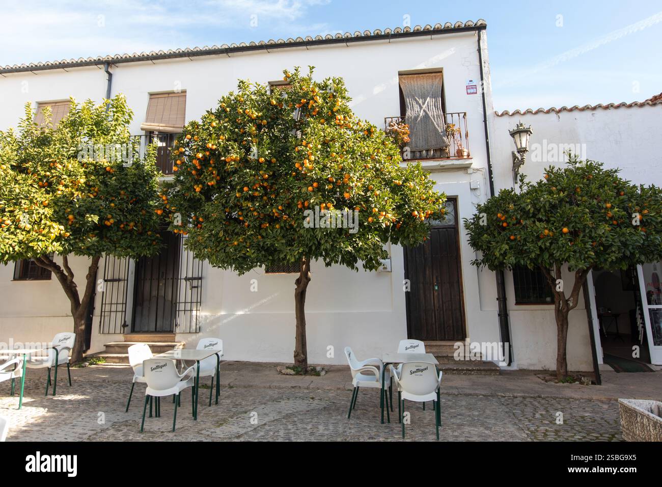 Ronda, Andalucia, Spain - 03-01-2025: Ronda, perched on dramatic cliffs, is a historic city ...