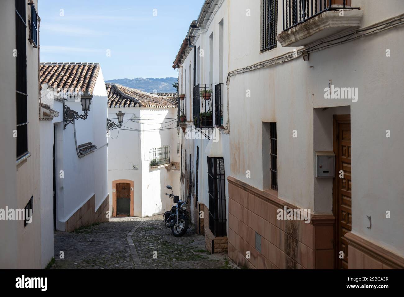 Ronda, Andalucia, Spain - 03-01-2025: Ronda, perched on dramatic cliffs, is a historic city ...
