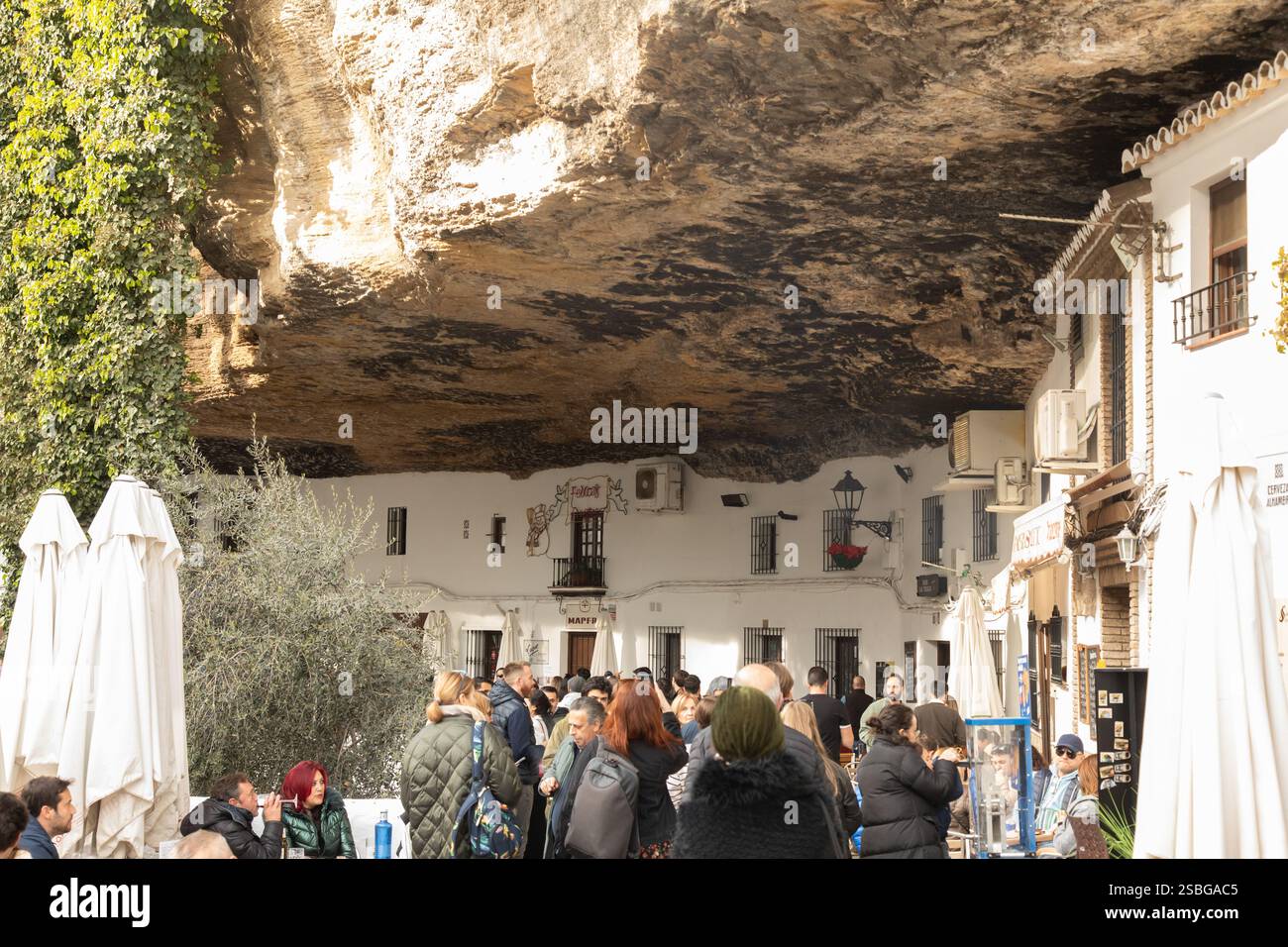 Setenil de las Bodegas, Andalucia, Spain - 02-01-2025: Setenil, village ...