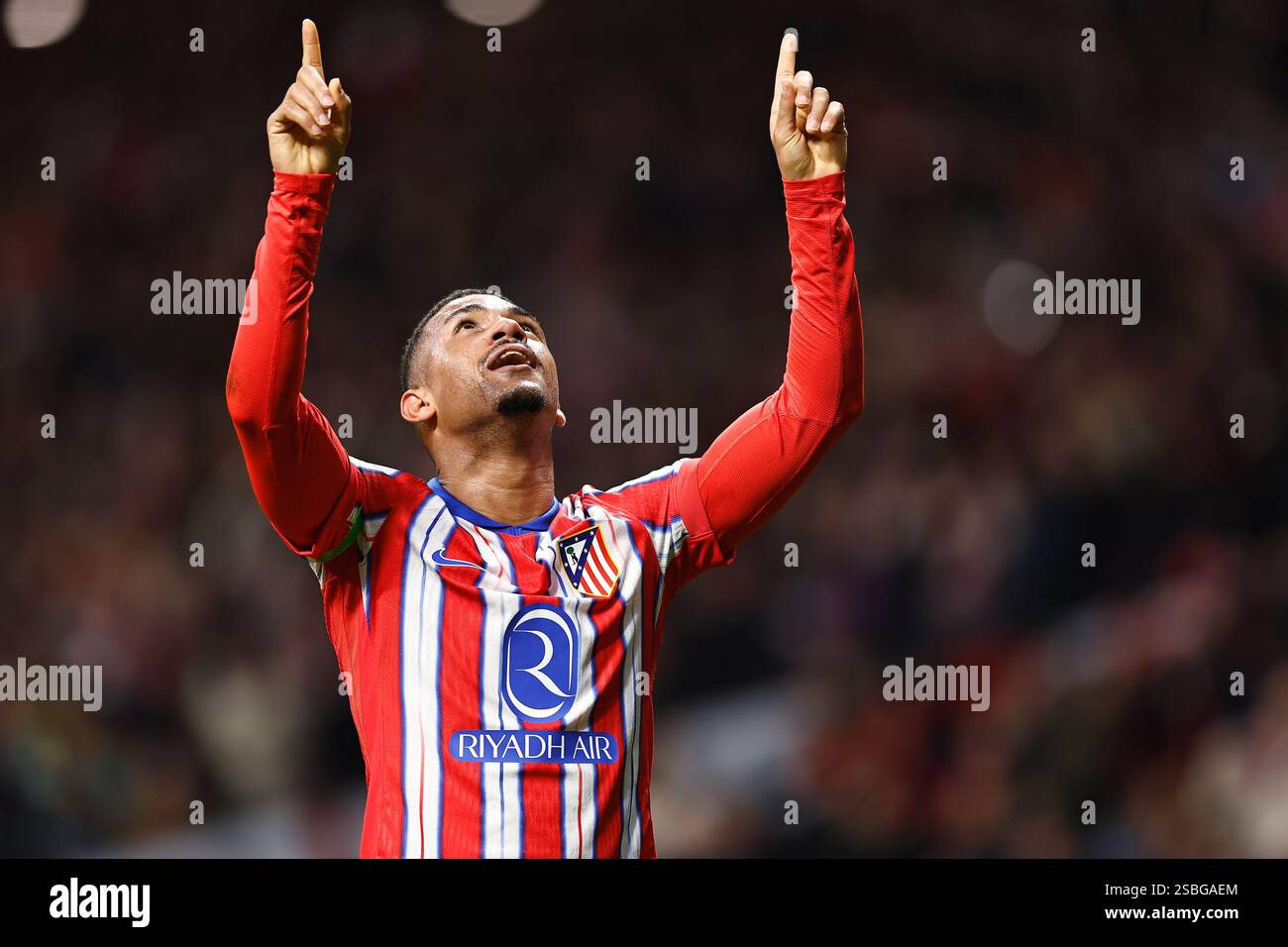 Samuel Lino (Atletico), FEBRUARY 1, 2025 - Football / Soccer : Lino ...