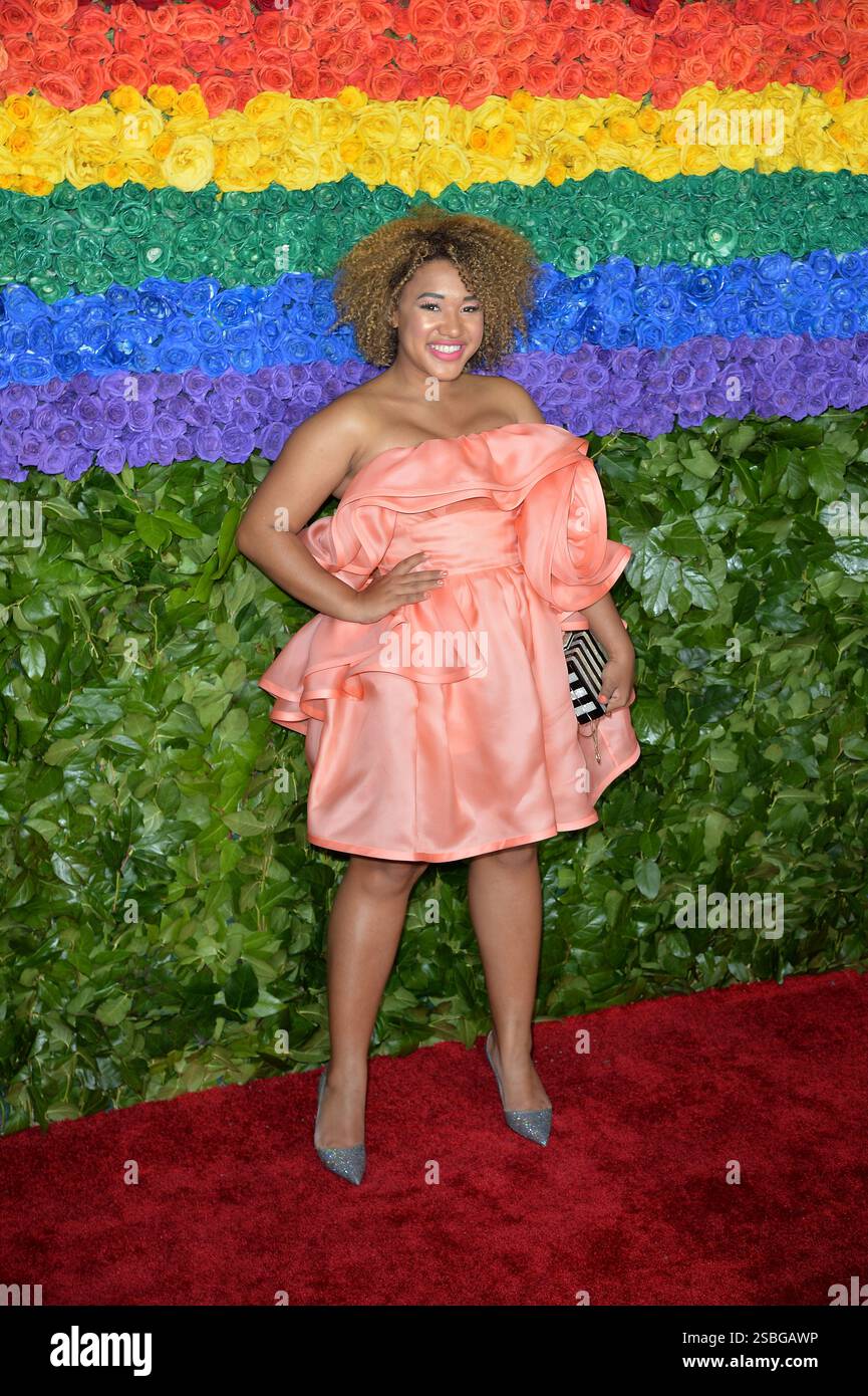 Courtney Quinn arriving at the 73rd Annual Tony Awards at Radio City ...