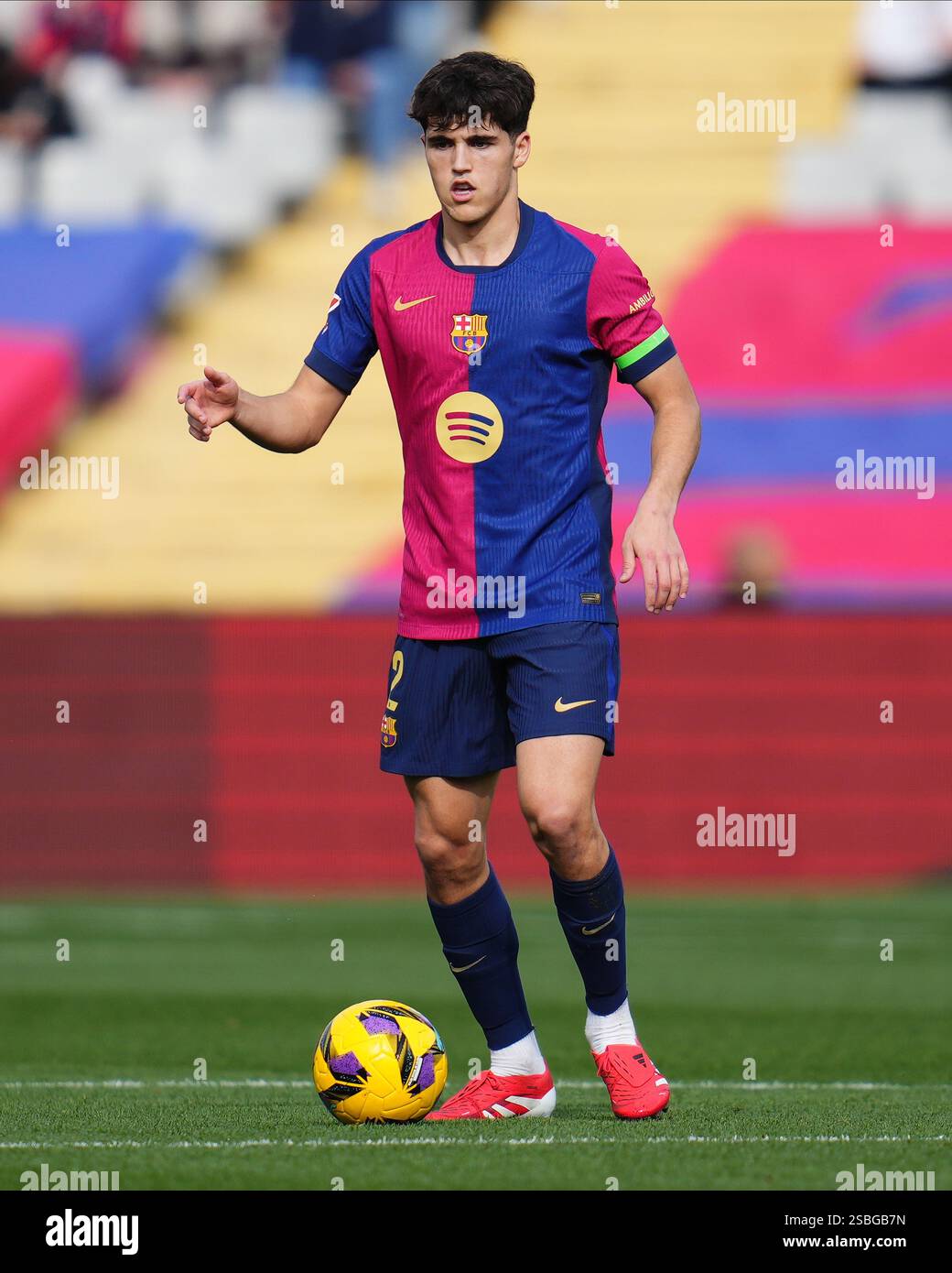 Pau Cubarsi of FC Barcelona during the La Liga EA Sports match between ...