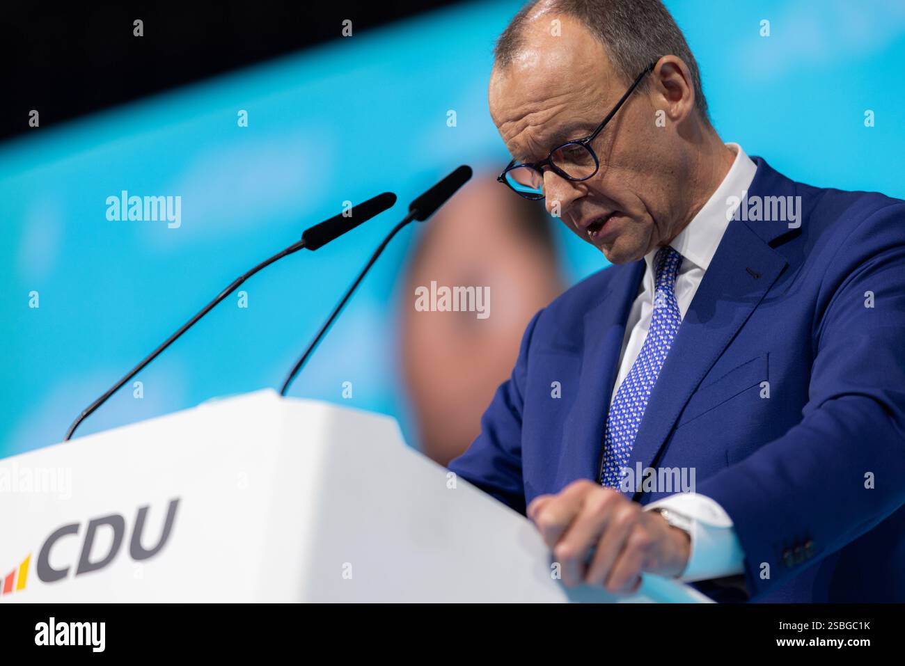 37. Parteitag der CDU Deutschlands Deutschland, CityCube Berlin den 03.02.2025: Kanzlerkandidat ...