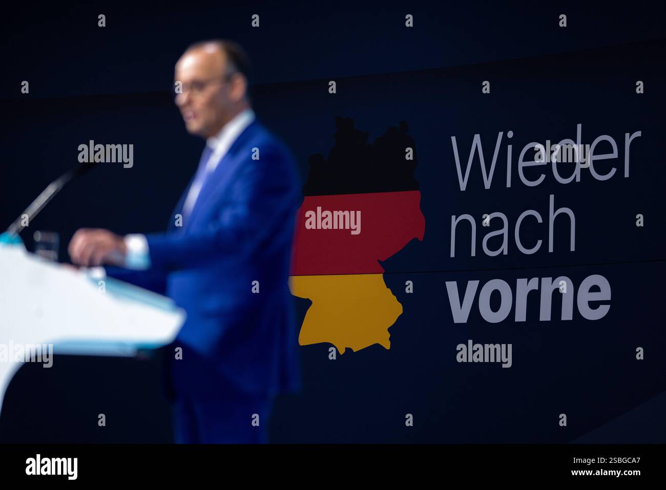 37. Parteitag der CDU Deutschlands Deutschland, CityCube Berlin den 03.02.2025: Kanzlerkandidat ...