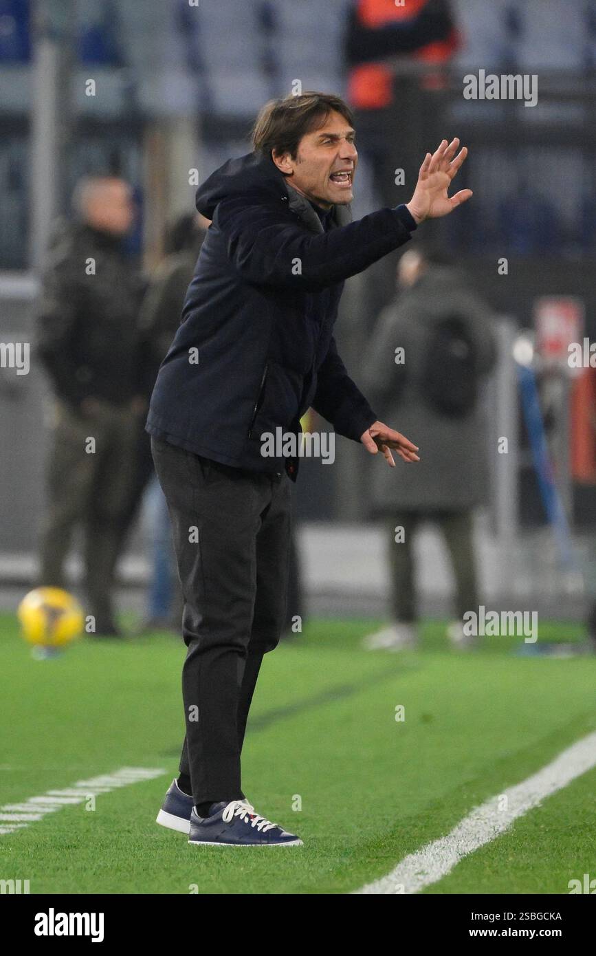 Napoli’s head coach Antonio Conte during the Serie A Enilive soccer ...