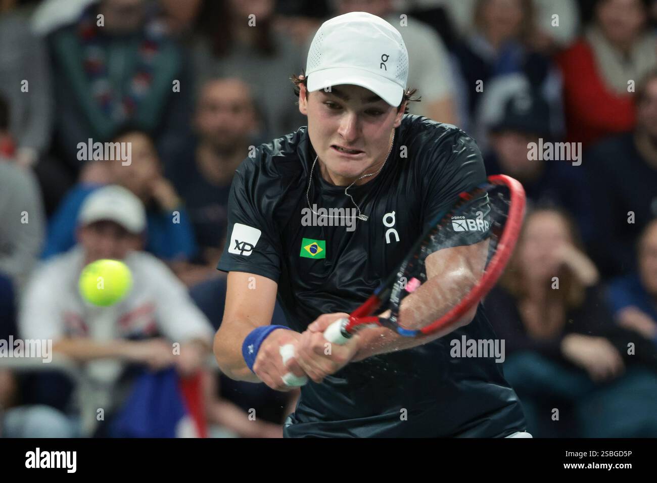 Orleans, France. 01st Feb, 2025. Joao Fonseca of Brazil during day 1 of ...