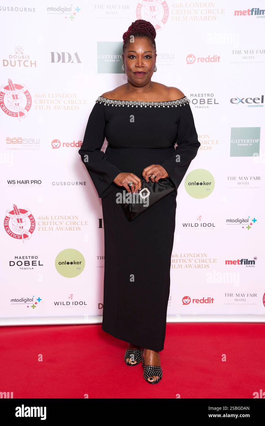 Michele Austin poses for photographers upon arrival at the 45th London ...
