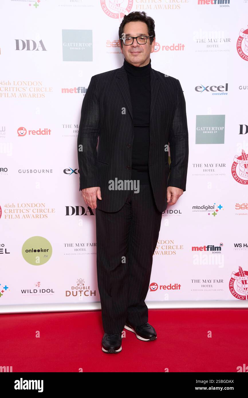 Peter Ettedgui poses for photographers upon arrival at the 45th London Critics' Circle Film ...