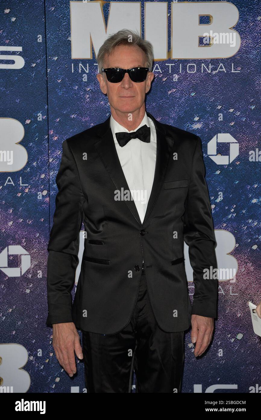 Bill Nye attending arrivals for 'Men in Black: International' world ...