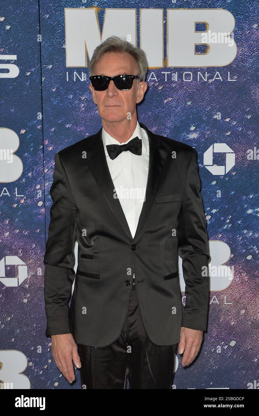 Bill Nye attending arrivals for 'Men in Black: International' world ...