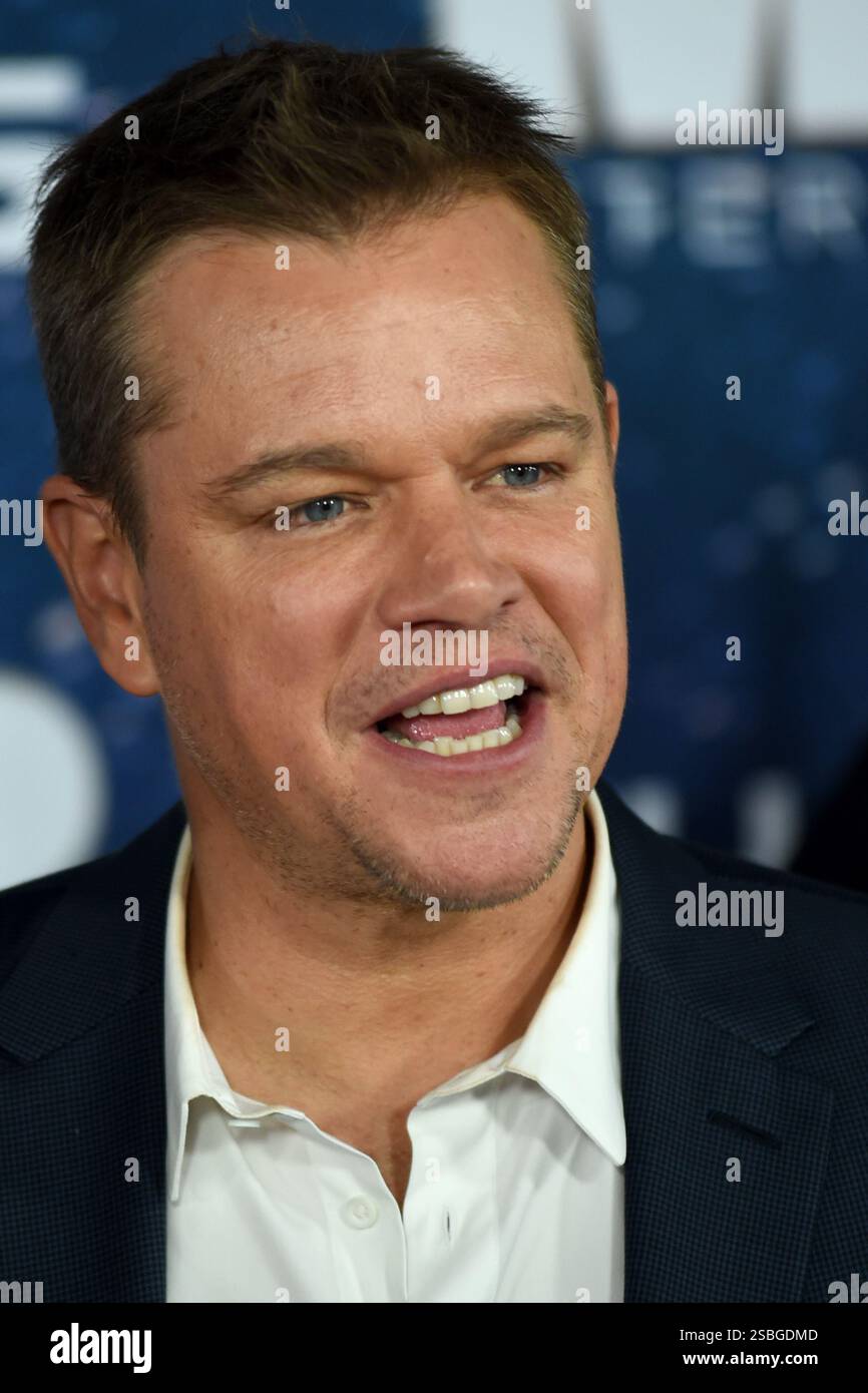 Matt Damon attending arrivals for 'Men in Black: International' world ...