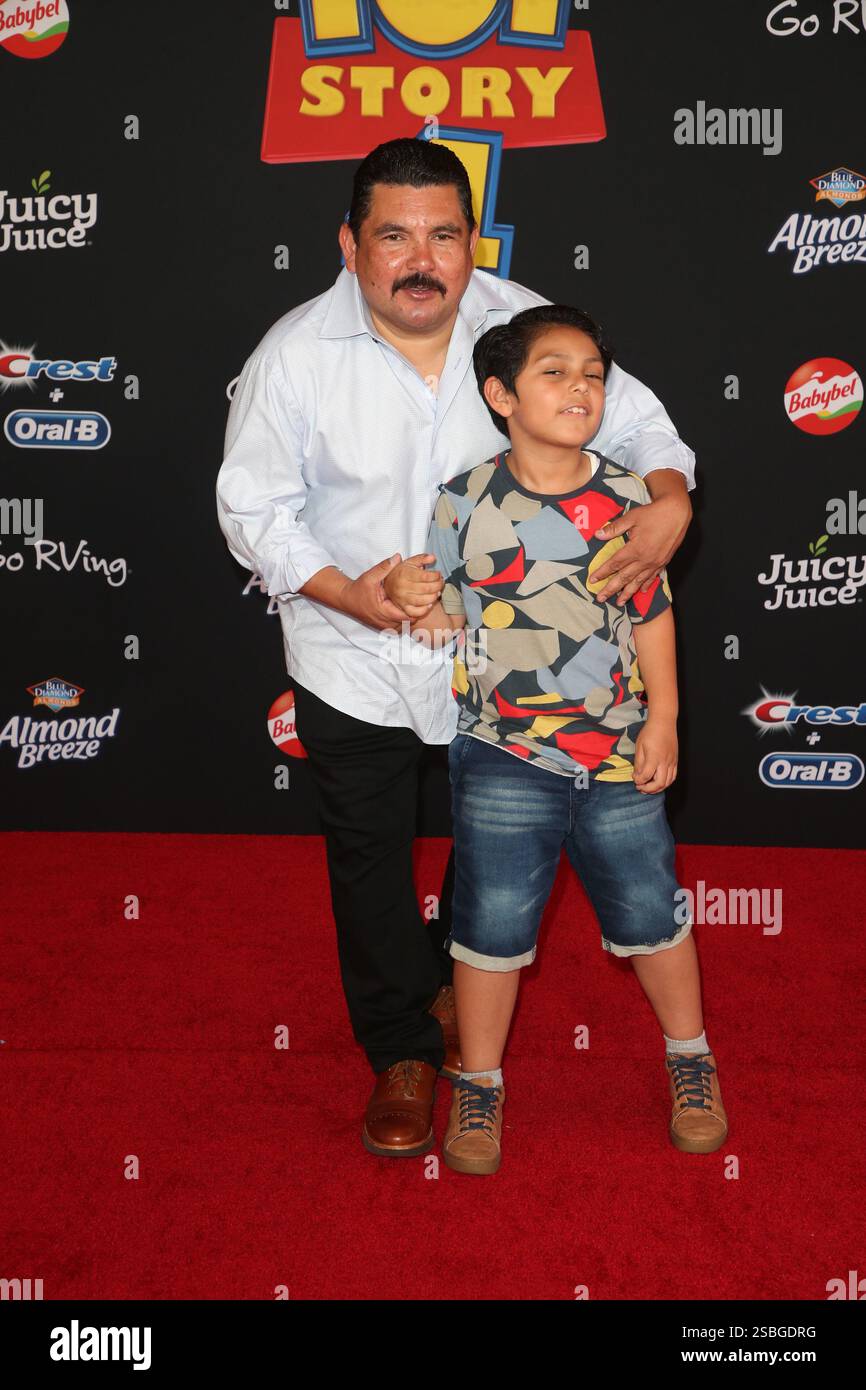 Guillermo Rodriguez and family at 'Toy Story 4' film premiere, Arrivals ...