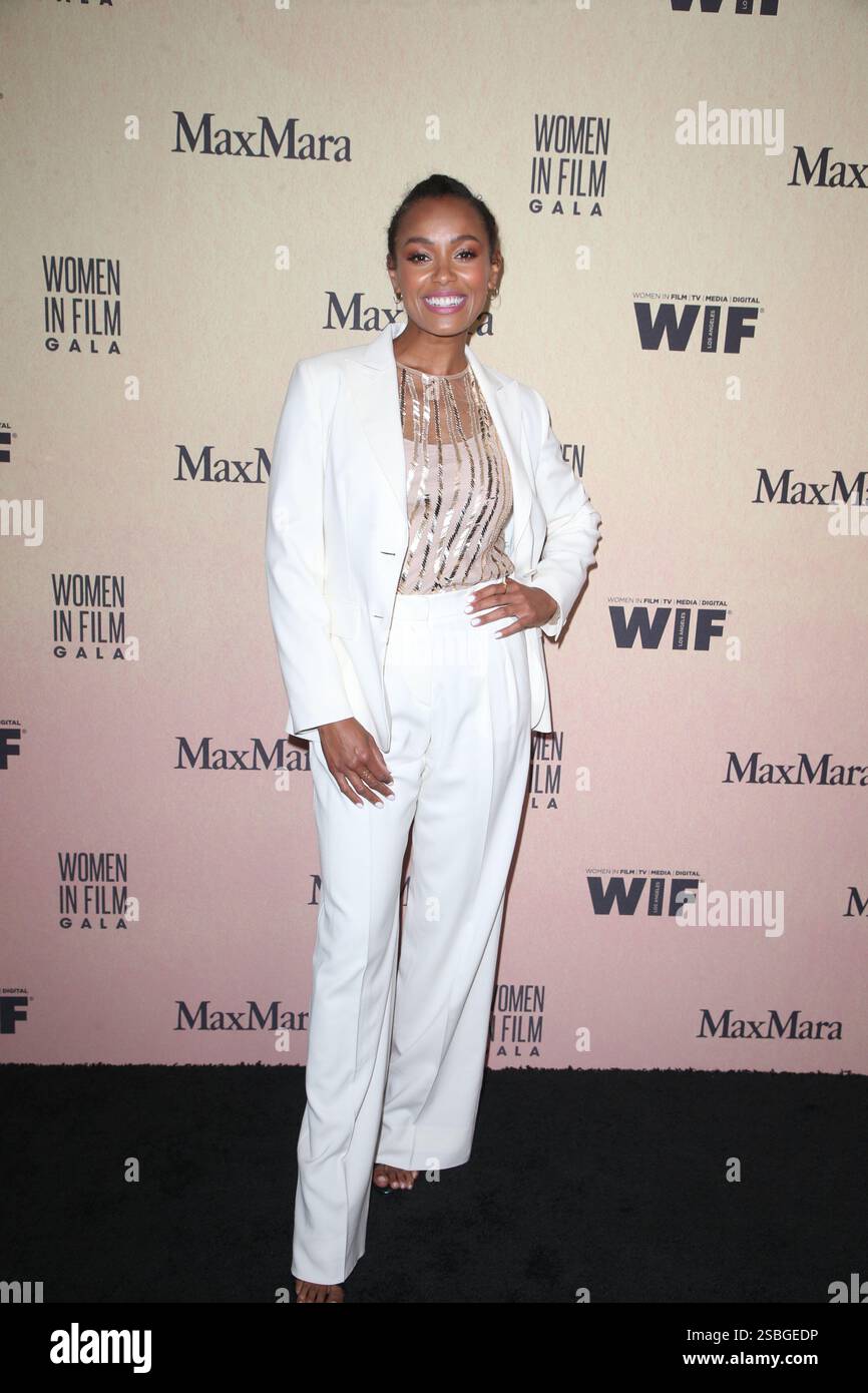 Melanie Liburd at Women In Film Gala, Arrivals, Beverly Hilton, Los ...