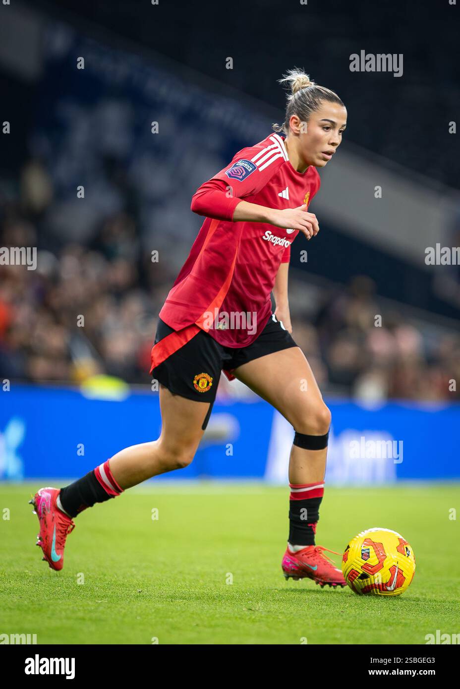 London, UK. 2nd Feb, 2025. Celin Bizet of Manchester United during the ...