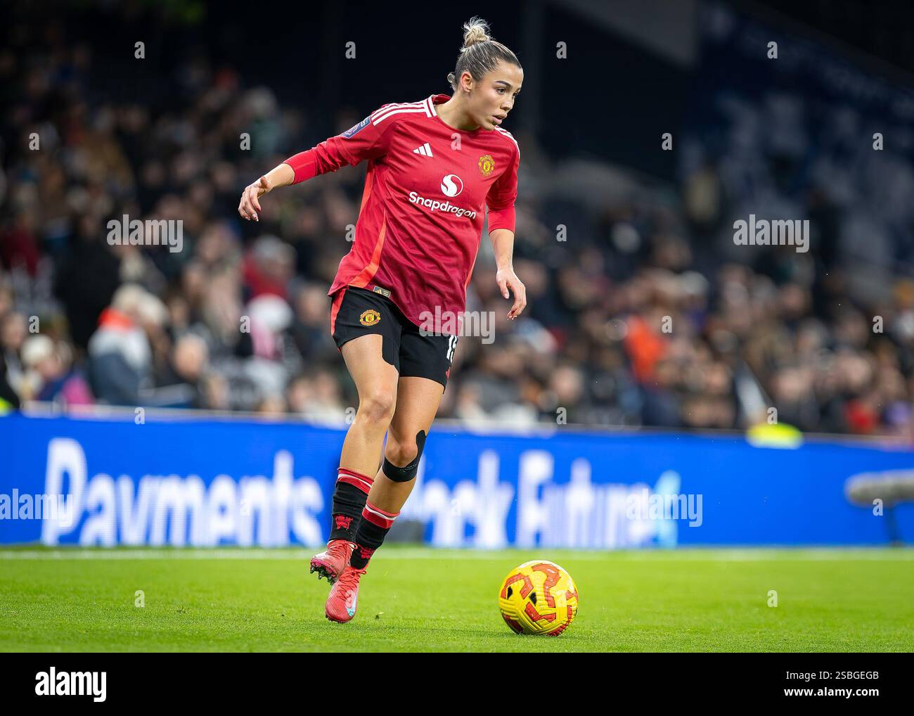 London, UK. 2nd Feb, 2025. Celin Bizet of Manchester United during the ...