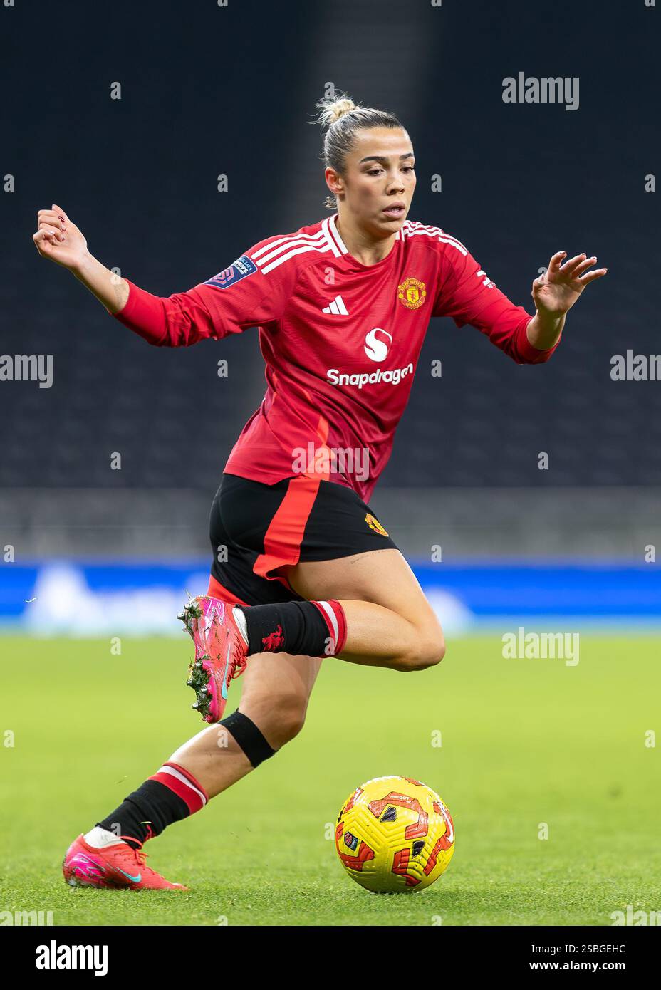 London, UK. 2nd Feb, 2025. Celin Bizet of Manchester United during the ...